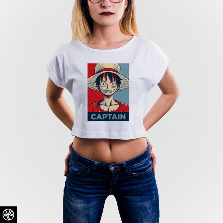 Captain Luffy crop top majica