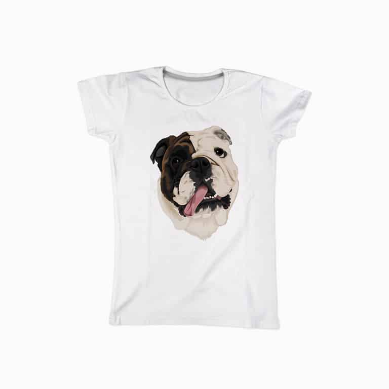 English Bulldog Tongue To The Side majica