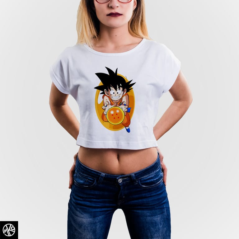 Kamehameha crop top majica
