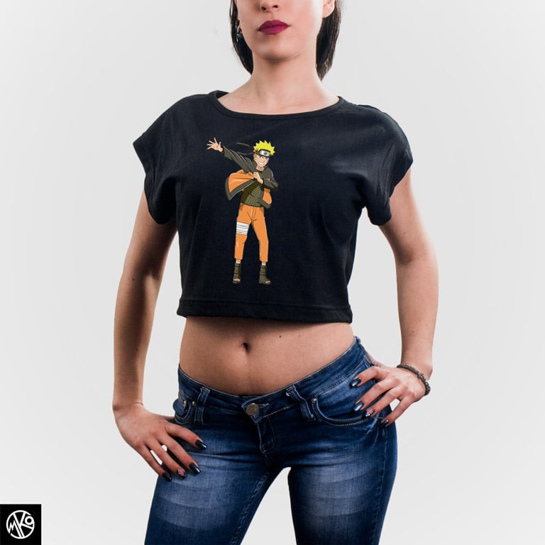 Naruto Angry crop top majica