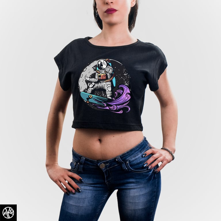 Surfin Astronaut crop top majica