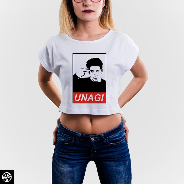 Unagi Poster crop top majica