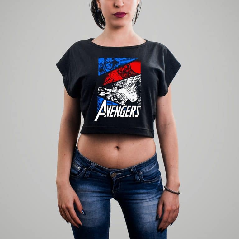Avengers Crop Top majica