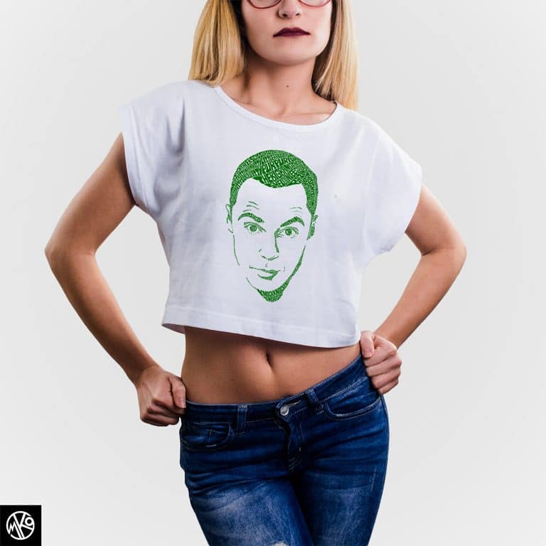 Big Bang Sheldon Crop Top majica