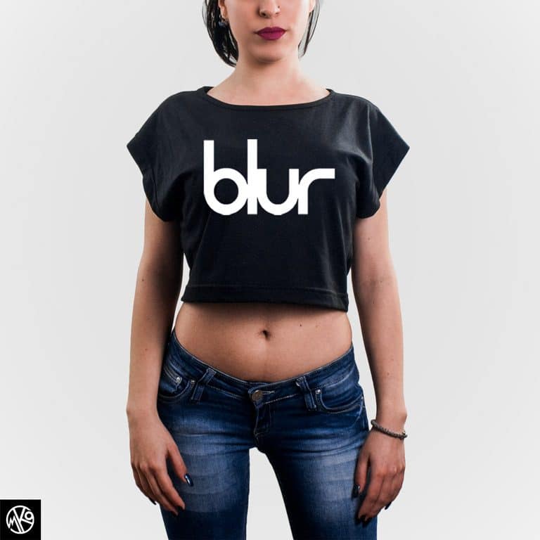 Blur Logo Crop Top majica