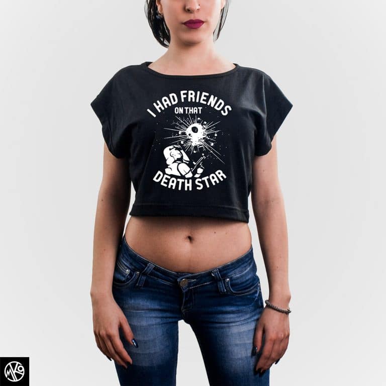 Death Star Friends Crop Top majica