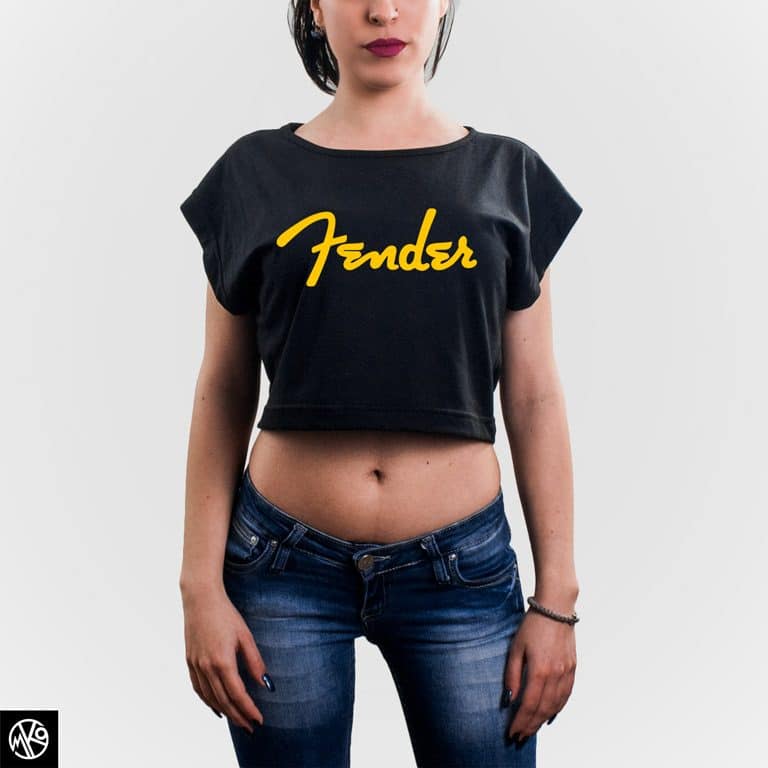 Fender Logo Crop Top majica
