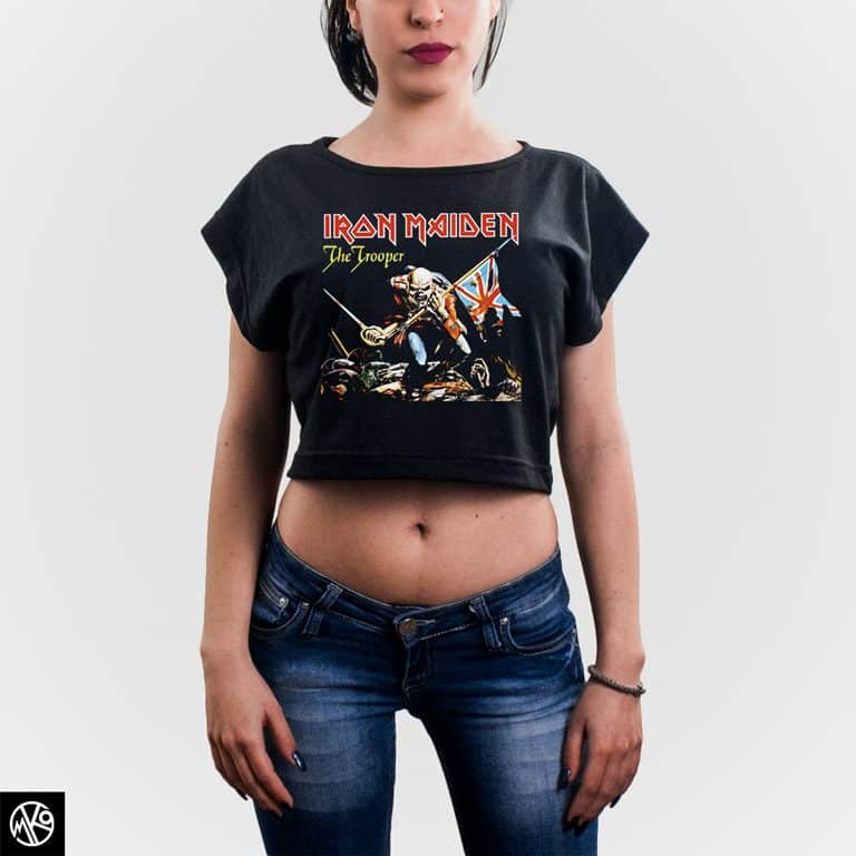 Iron Maiden The Trooper Crop Top majica