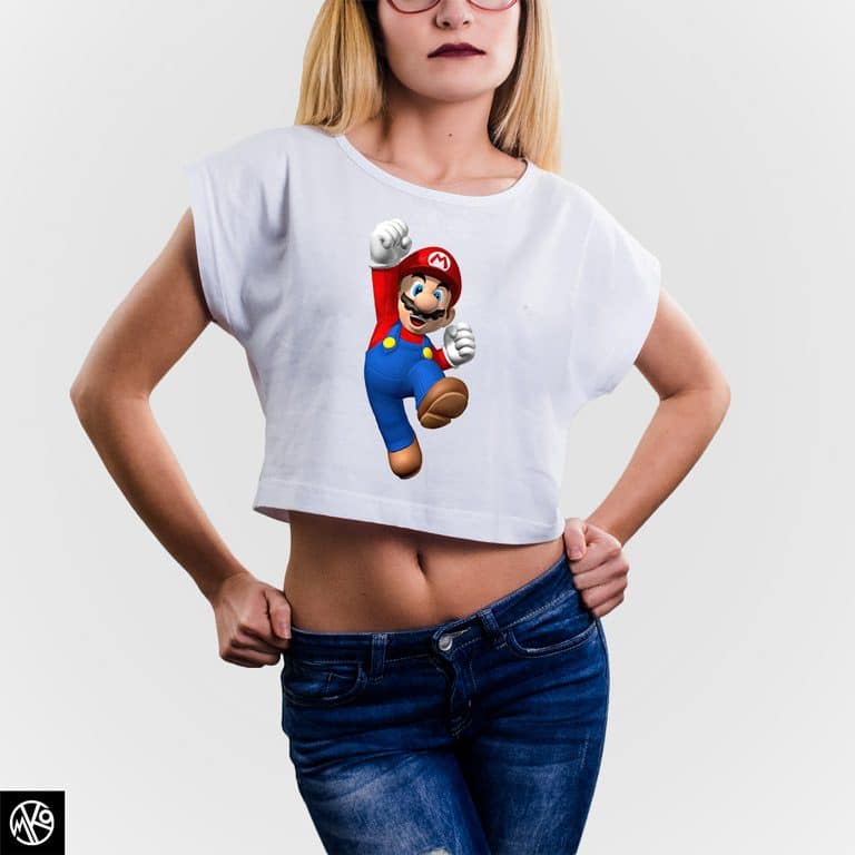 Mario Bros Crop Top majica