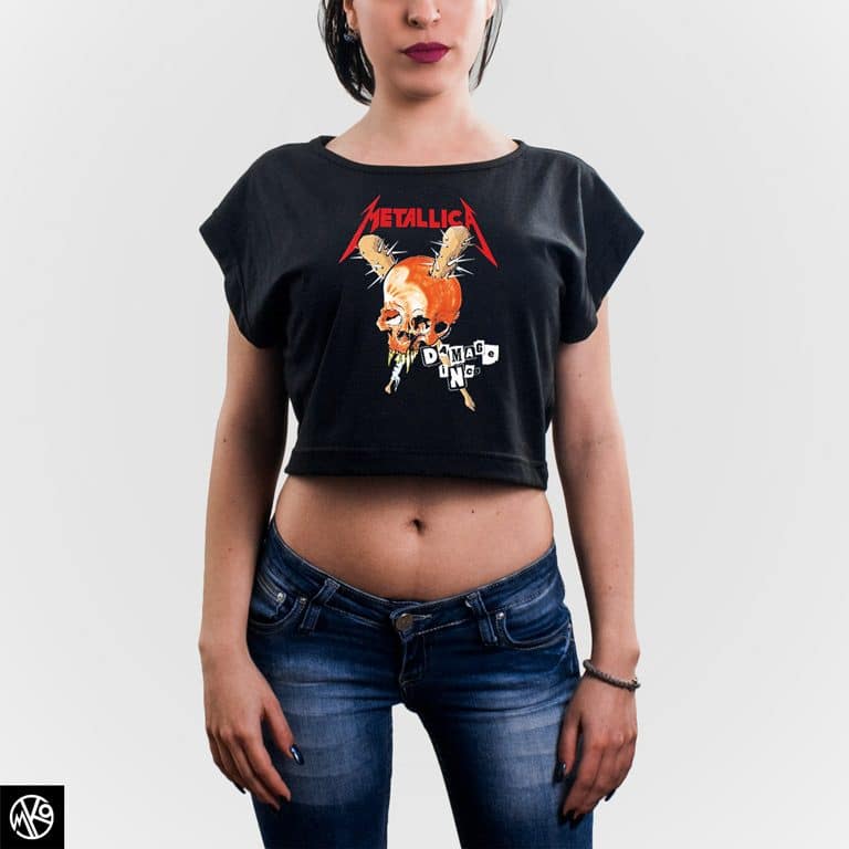 Metallica Damage inc 2 Crop Top majica