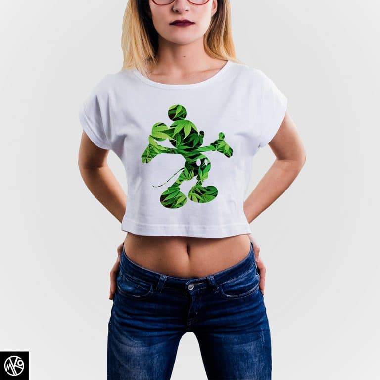 Mickey Weed Crop Top majica