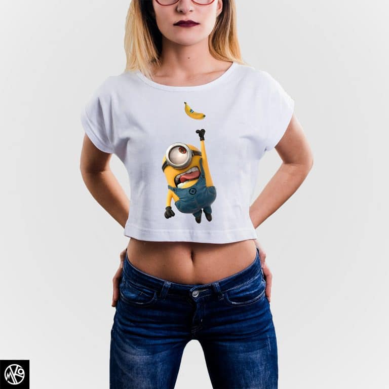 Minions Banana Crop Top majica