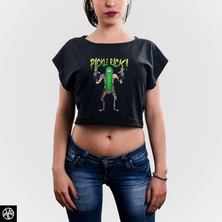 Pickle Rick Crop Top majica