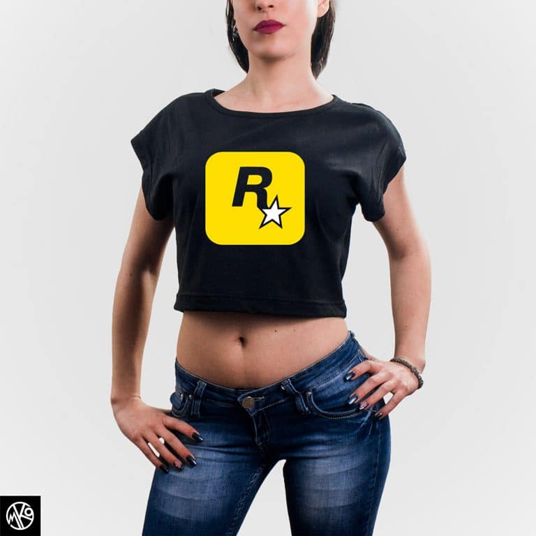 Rockstar Crop Top majica