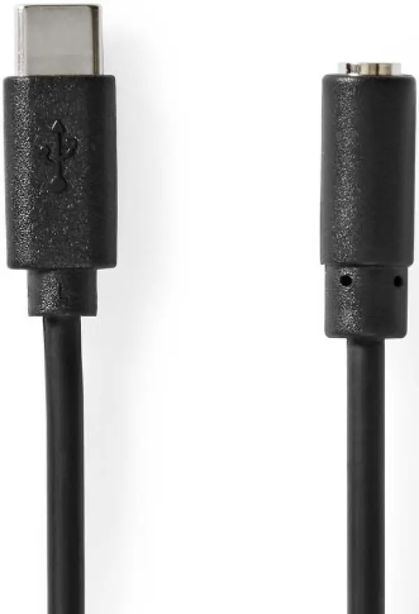 NEDIS Adapterski kabl sa USB-C muški sa 4-pinom CCGL65960BK10 , 1m, Crni