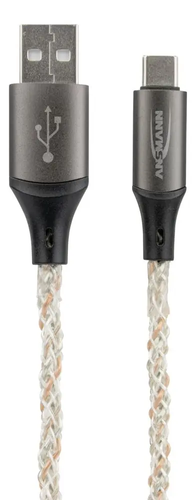 ANSMANN Kabl sa LED osvetljenjem USB-A na USB-C, 100cm
