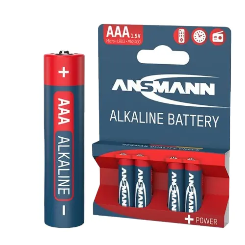 ANSMANN Alkalna baterija LR03 AAA, Blister, 4 komada, 1.5 V