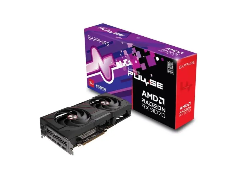 Sapphire graficka kartica Radeon RX 9070 Gaming Pulse 16GB, 11349-03-20G