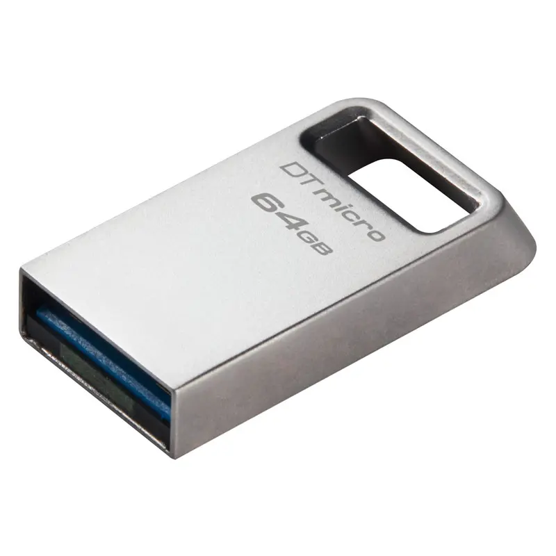 KINGSTON USB 64GB Flash Drive, USB 3.2 Gen1, DataTraveler Micro Read 200MB/s