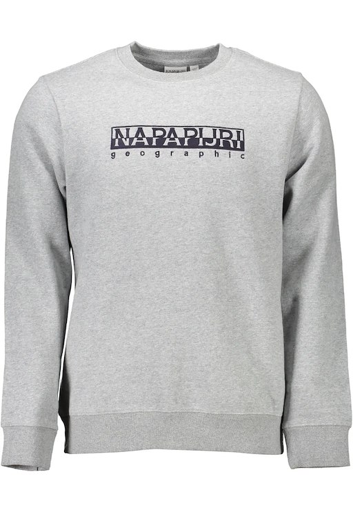 NAPAPIJRI Muški duks NP0A4FQU-BERBER-C-2_GRIGIO_160-MED-GREY-MEL, Sivi
