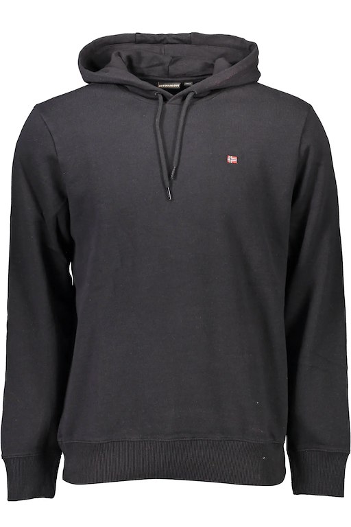NAPAPIJRI Muški duks NP0A4FQV-BALIS-HOOD_NERO_041-BLACK, Crni