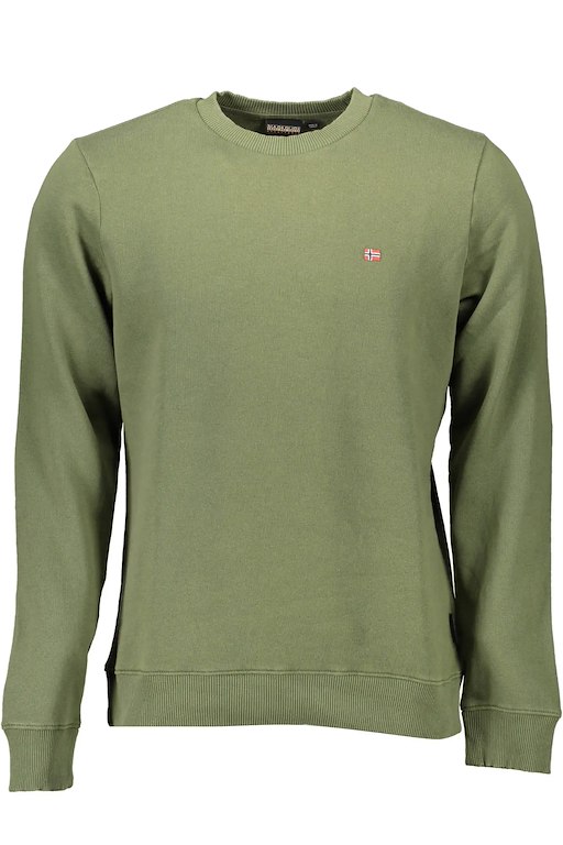 NAPAPIJRI Muški duks NP0A4FQW-BALIS-CREW-1_VERDE_GE4-GREEN-DEPTHS, Maslinasti