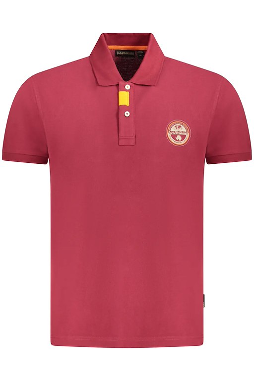 NAPAPIJRI Muška polo majica NP0A4ID3ECLANISSS_ROR1E, Bordo