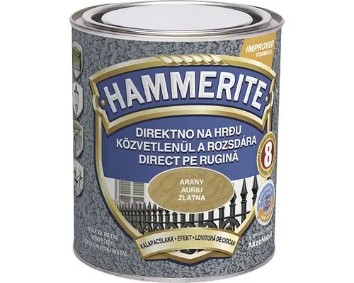 HAMMERITE 3u1 Efekt lak za metal 0,75l, Zlatni