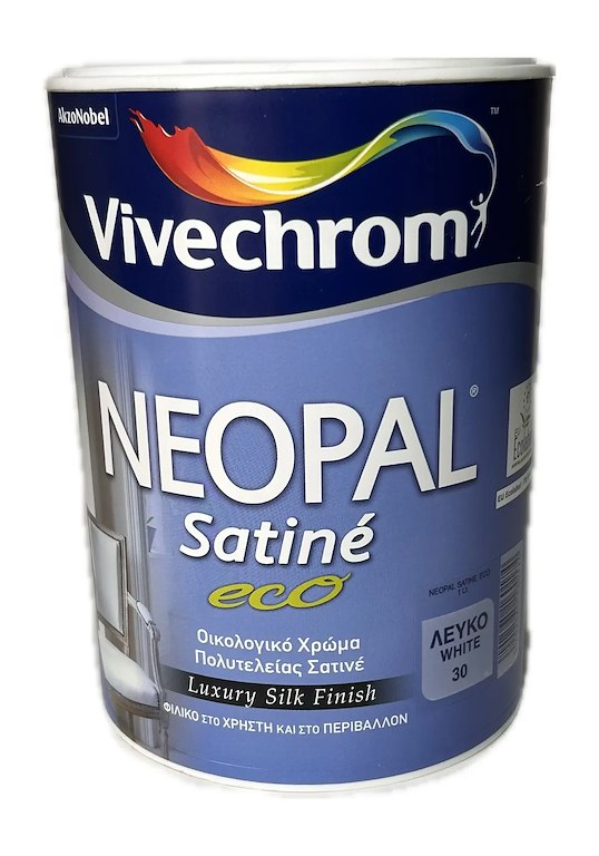 VIVECHROM Emulziona boja Neopal SATIN Eco,1l, Bela