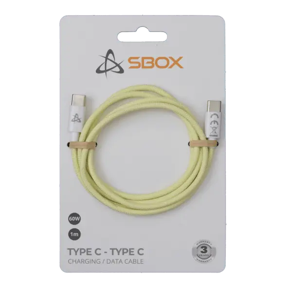 S BOX Type C Kabl 60 W, Žuti