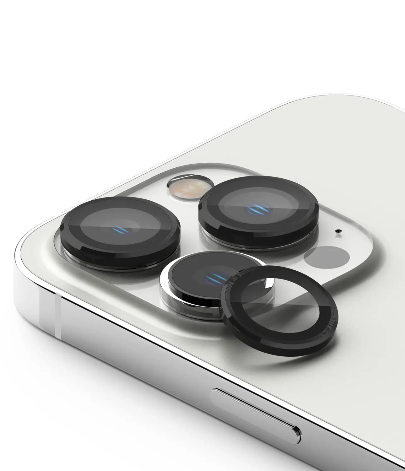 Zaštita za kameru Ring za iPhone 16 Pro (6.3)/16 Pro Max (6.9), Crna