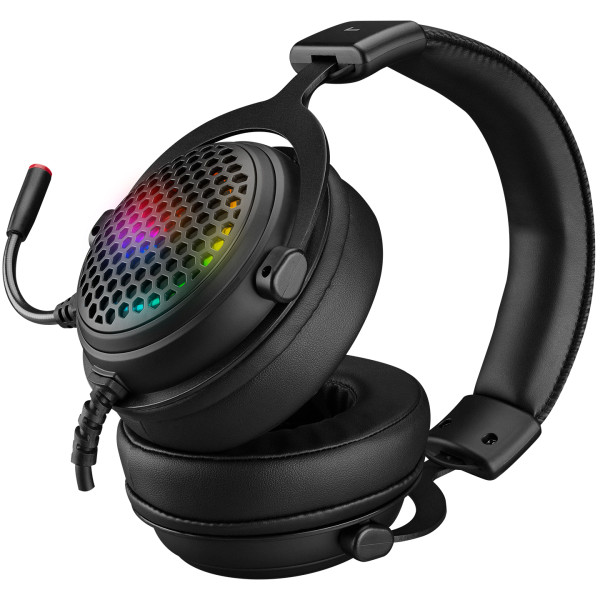 Slušalice sa mikrofonom Rampage MAJESTY 7.1 USB RGB