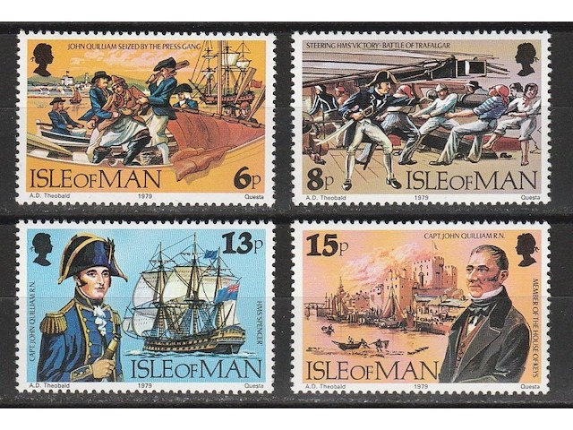 Isle of Man - 1978 - Capt. John Quilliam - MNH