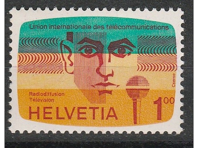 Switzerland, Švajcarska-1976-Telecommunications-MNH