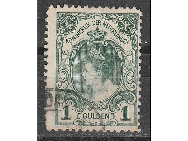 Netherlands, Holandija - 1906 - Queen Wilhelmina