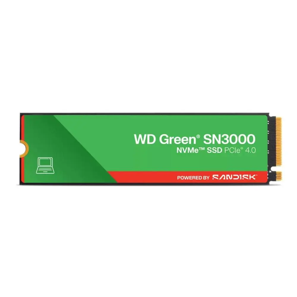 WD Green SN3000 500GB M.2 2280 NVMe PCIe Gen4x4