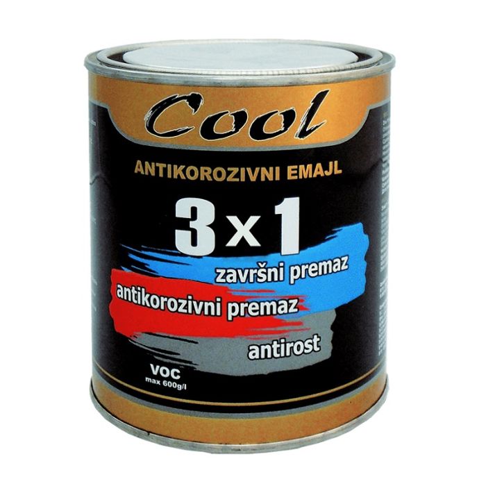 Cool antikorozivni emajl lak 3×1