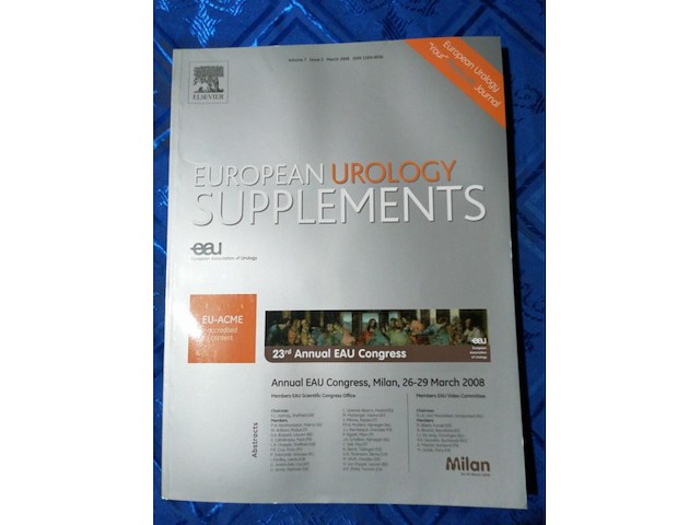 EUROPEAN UROLOGY SUPPLEMENTS MARCH 2008