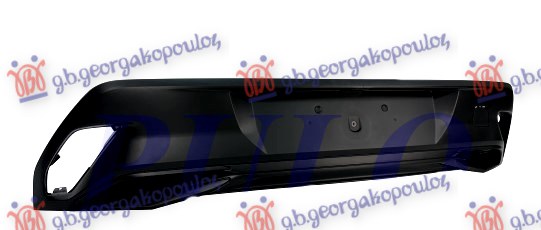 SPOJLER ZADNJEG BRANIKA PVC SA LAJSNAMA AUSPUHA PEUGEOT 308 (2021-) (OEM: 16809650XT)