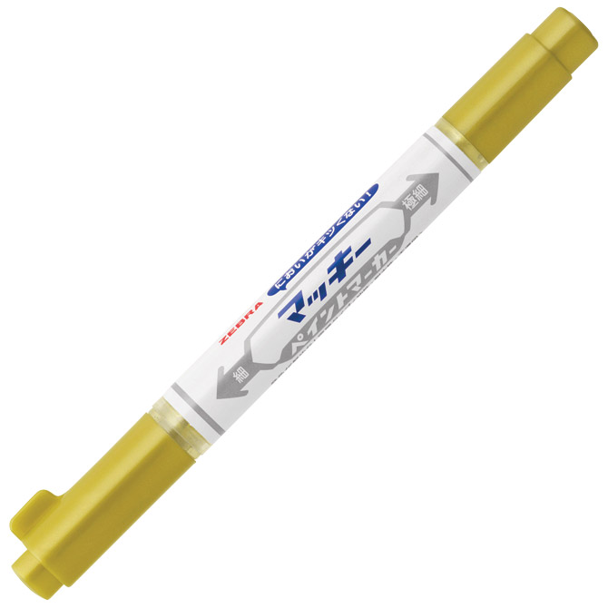 Marker uljani 0,7/1,2mm obostrani kosi/okrugli vrh Mckie Paint Zebra 57578 zlatni