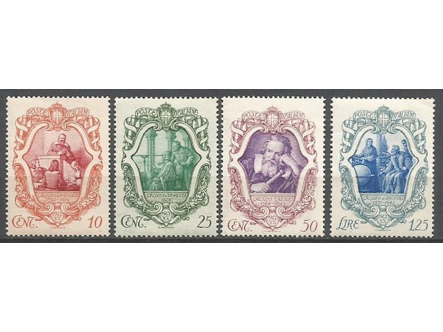 Italija,300 god smrti-G.Galilej 1942.,čisto