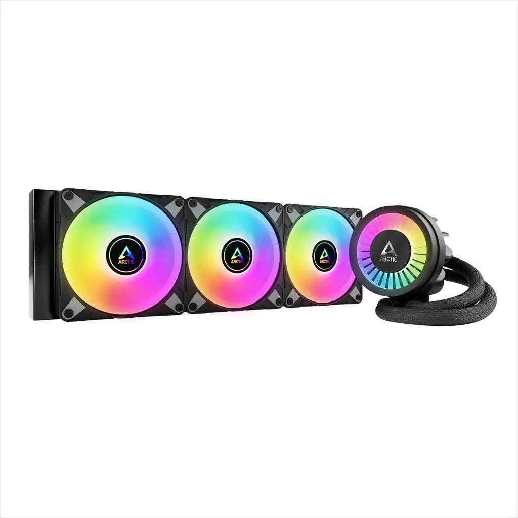 ARCTIC Coolers CPU AIO iii 360, 3k120mm p12 pvm pst a-RGB s, acfre00144a