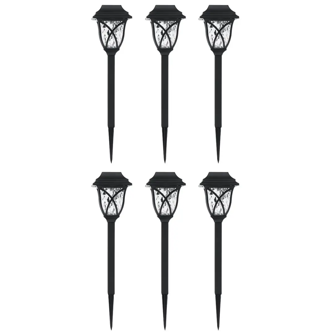 Solarna lampe za dvorište, 6 komada
