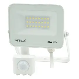 MITEA LIGHTING Reflektor sa senzorom M490020-RLS-B5, 6500K, SMD, ECO, 20W, Beli
