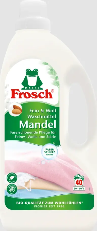 FROSCH Tečni deterdžent za fin i vuneni veš s mirisom badema, 40 pranja