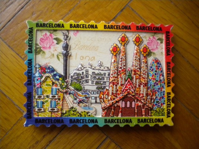 BARCELONA Barselona, magnet za frizider (22)