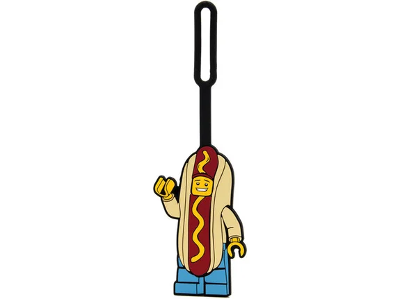 LEGO Etiketa za torbu: Tip u hot dog kostimu
