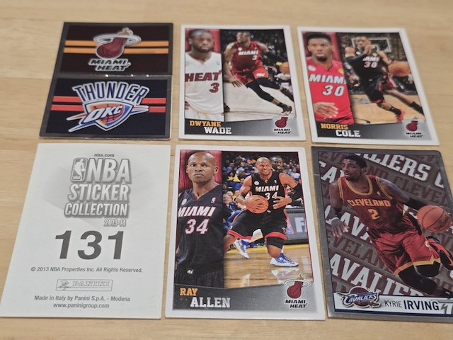 Sličice NBA 2013-2014 Sticker collection na komad