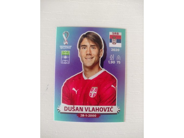 Panini FIFA 2022 international Qatar SRB 20