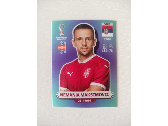 Panini FIFA 2022 international Qatar SRB 13